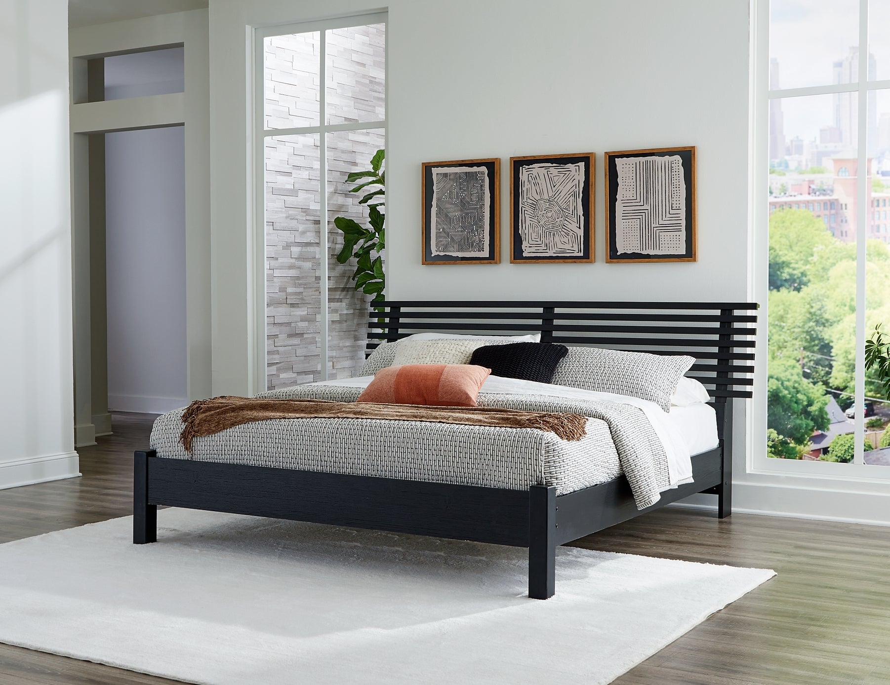 Danziar Slat Panel Bed at Lee Furniture, NC